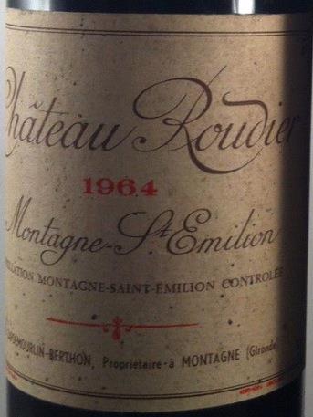 1964 Château Roudier, France, Bordeaux, Libournais, Montagne-St ...