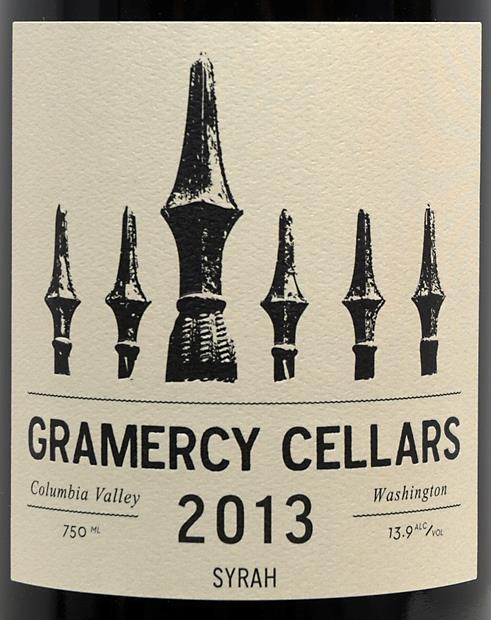 2013 Gramercy Cellars Syrah Columbia Valley, USA, Washington, Columbia ...