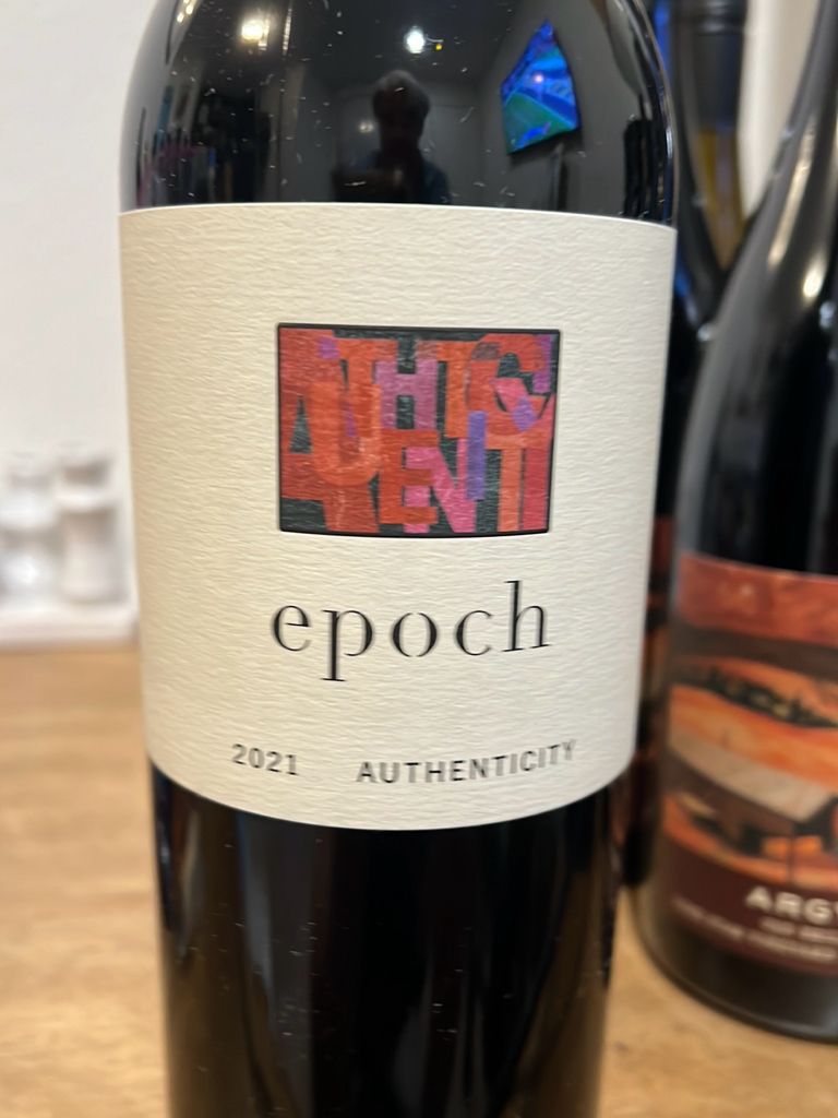 2021 Epoch Estate Wines Authenticity, USA, California, Central Coast ...
