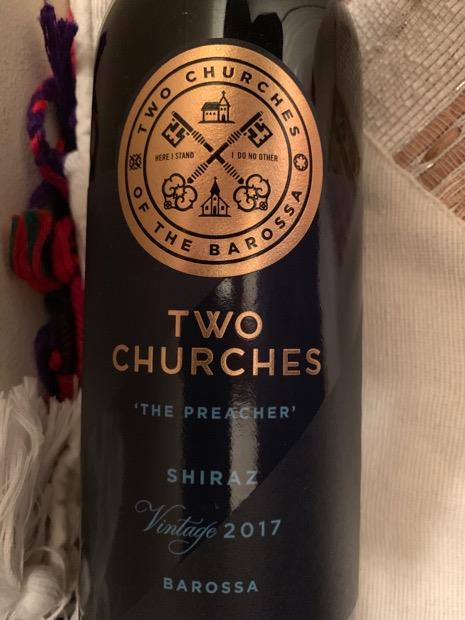 2017 Two Churches Shiraz, Australia, South Australia, Barossa, Barossa ...
