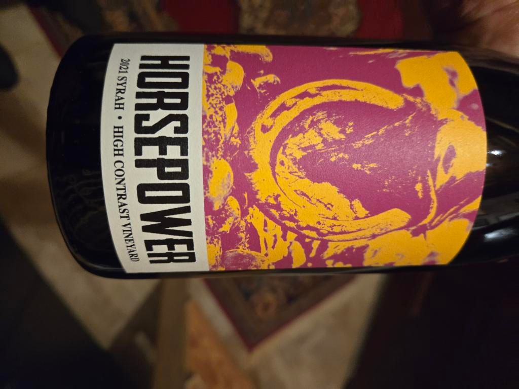 2021 Horsepower Vineyards Syrah High Contrast Vineyard, USA, Washington ...