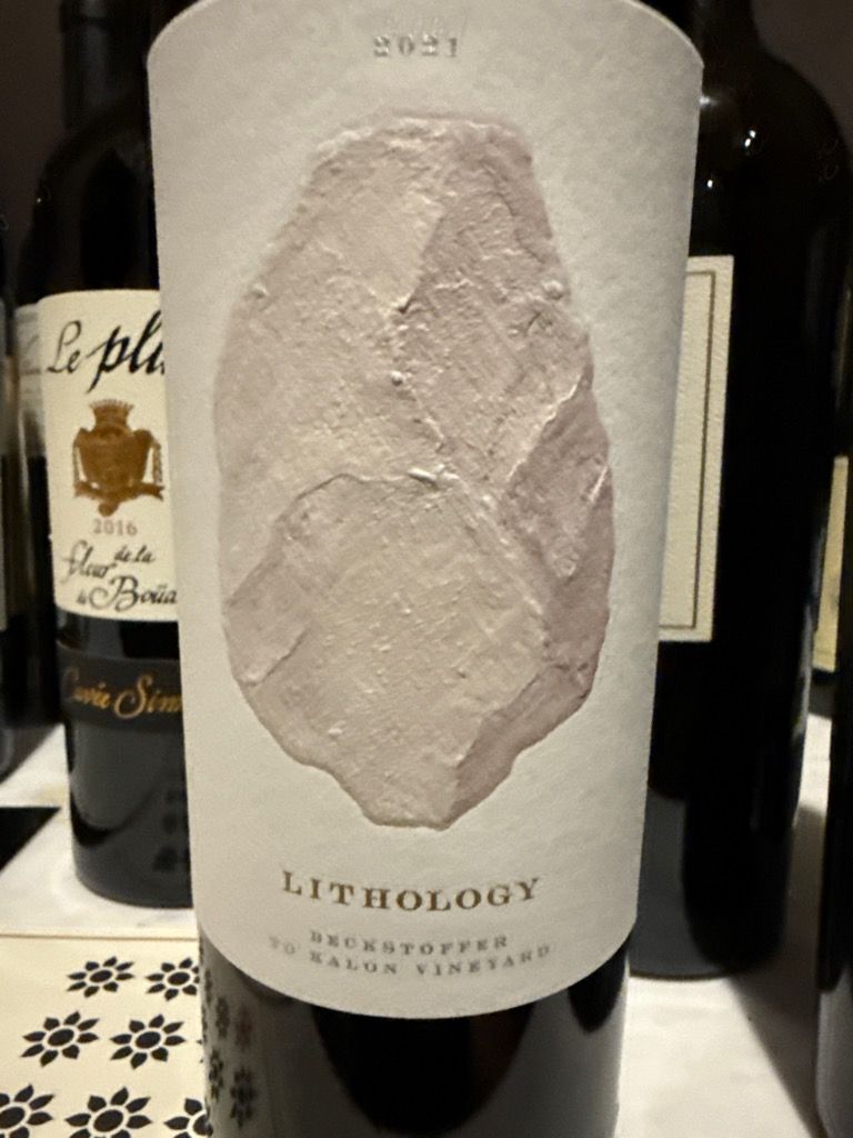 2021 Lithology Cabernet Sauvignon Beckstoffer To Kalon Vineyard, USA ...