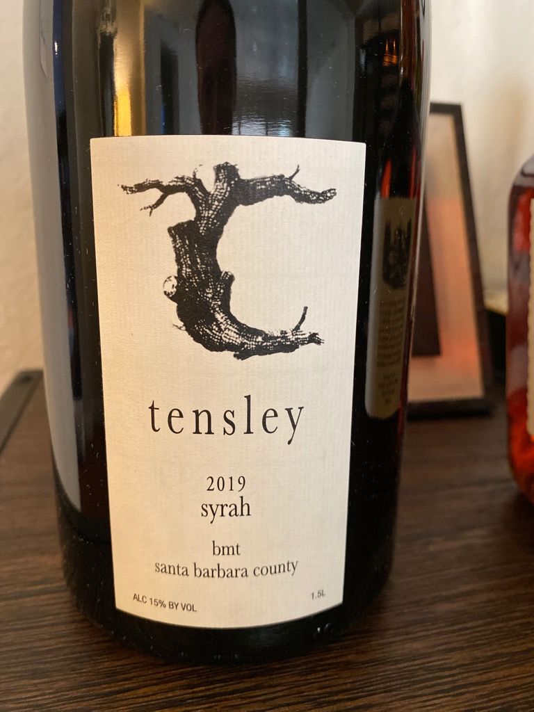 2019 Tensley Syrah BMT, USA, California, Central Coast, Santa Barbara ...