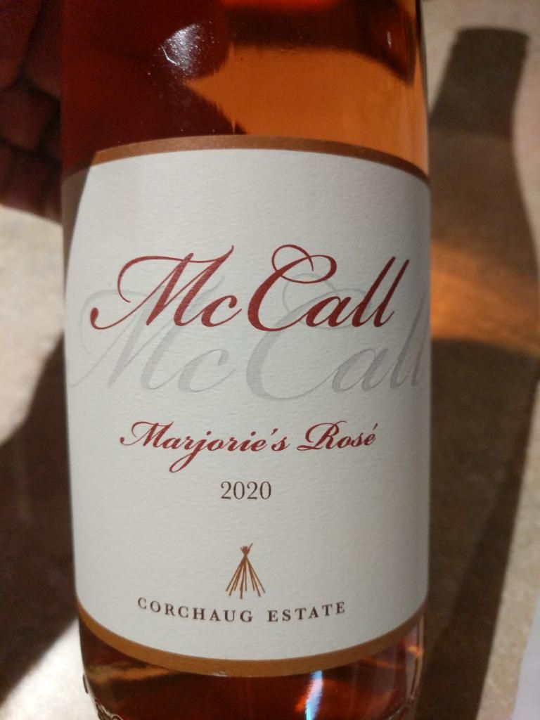2021 McCall Wines Marjorie's Rose Corchaug Estate, USA, New York, Long ...