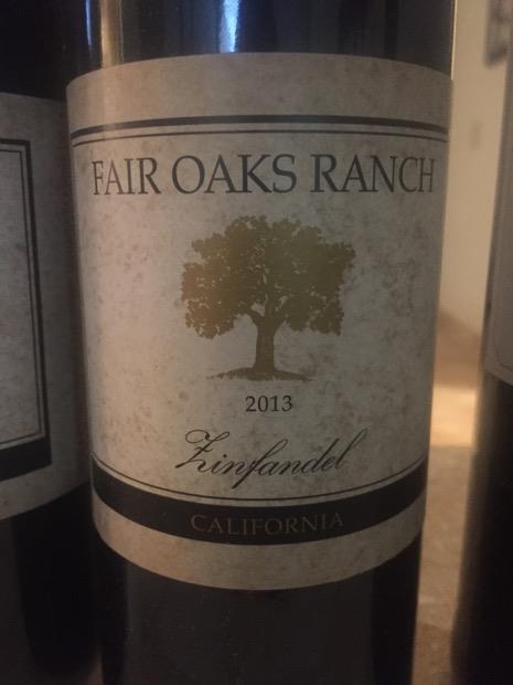 2013 Fair Oaks Ranch Zinfandel, USA, California, Napa Valley, St ...