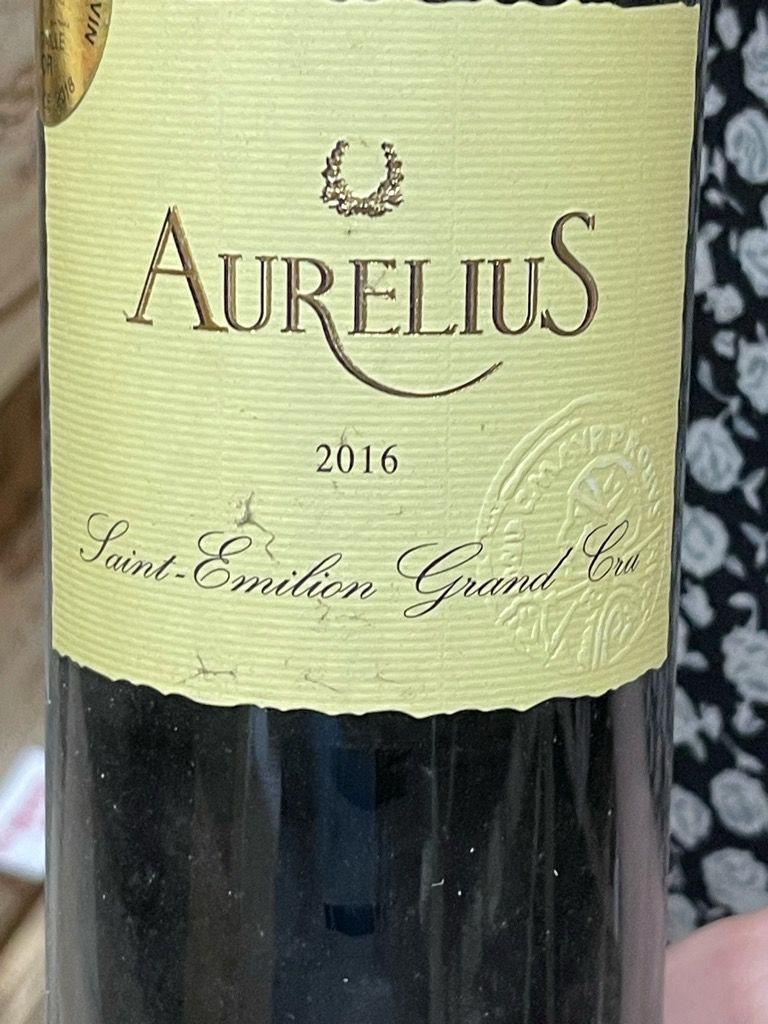 2016 Aurelius, France, Bordeaux, Libournais, Saint-Émilion Grand Cru ...