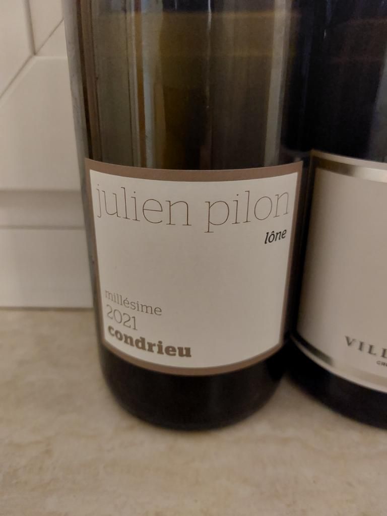 2021 Julien Pilon Condrieu lône, France, Rhône, Northern Rhône ...