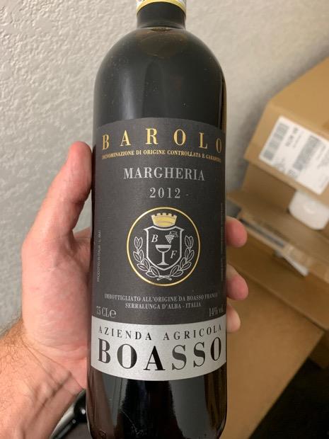 2012 Boasso Barolo Margheria, Italy, Piedmont, Langhe, Barolo ...