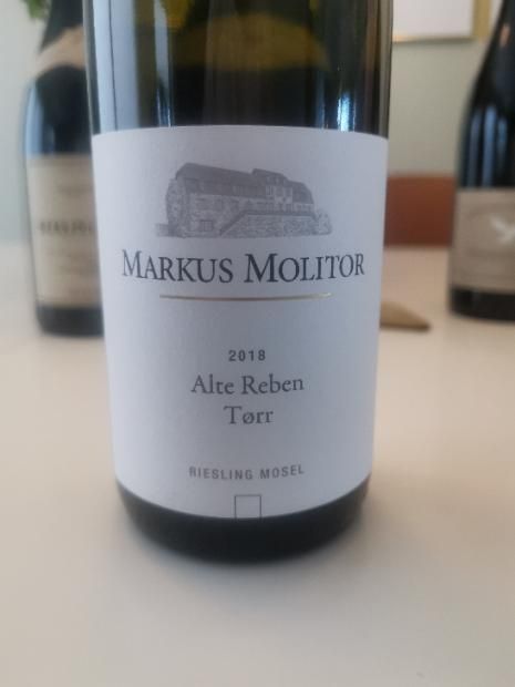 2018 Markus Molitor Riesling Alte Reben Mosel (White Capsule), Germany ...