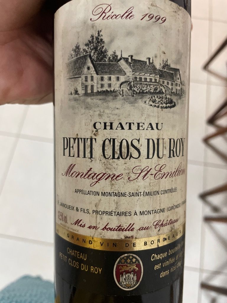 1982 Château Petit Clos du Roy, France, Bordeaux, Libournais, Montagne ...