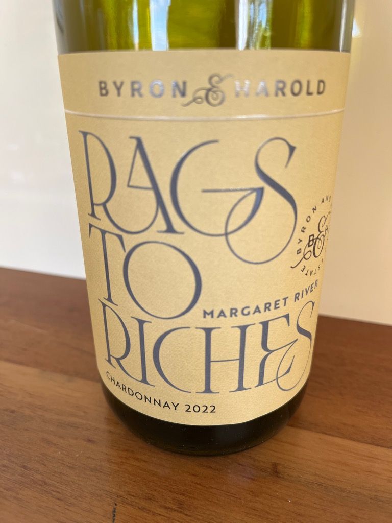 2022 Byron & Harold Chardonnay Rags to Riches, Australia, Western ...
