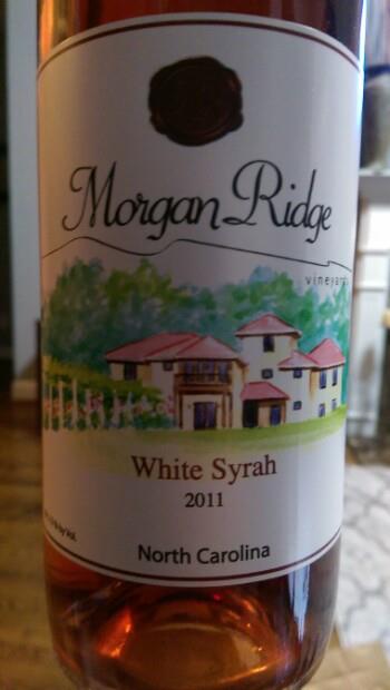 2011 Morgan Ridge Syrah White Syrah, USA, North Carolina - CellarTracker