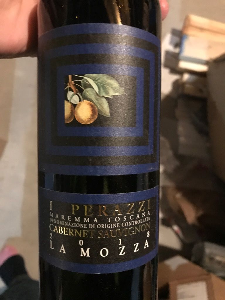2018 La Mozza Cabernet Sauvignon Maremma Toscana I Perazzi, Italy ...