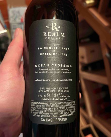 2022 Realm Cellars x Conseillante Ocean Crossing, Mixed, USA/France ...