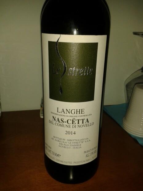 2014 Le Strette Langhe Nascetta del Comune di Novello, Italy, Piedmont ...