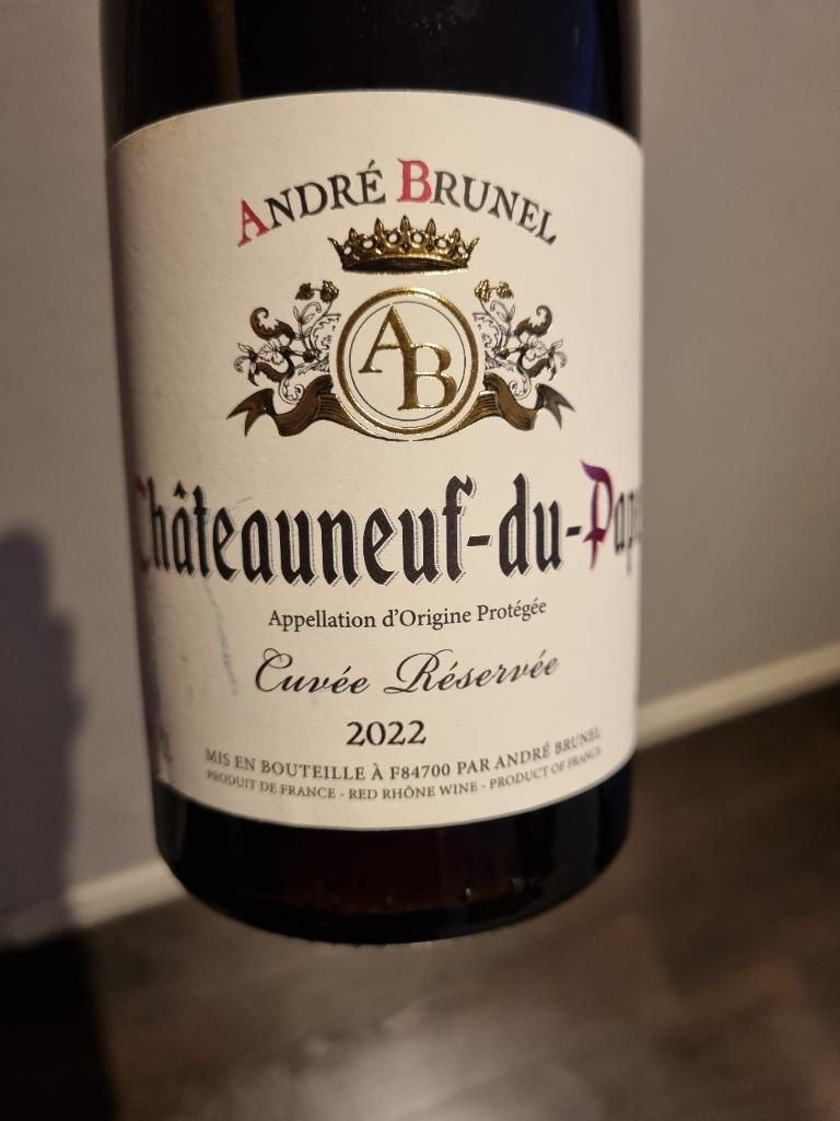 2022 Domaine André Brunel Châteauneuf-du-Pape Cuvée Réservée, France ...