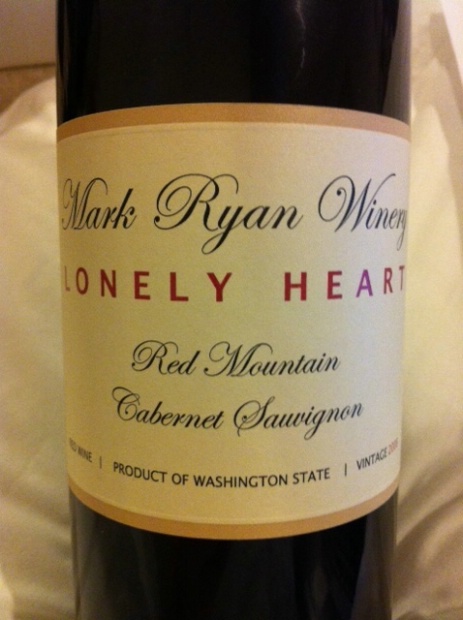 2008 Mark Ryan Cabernet Sauvignon Lonely Heart, USA, Washington ...