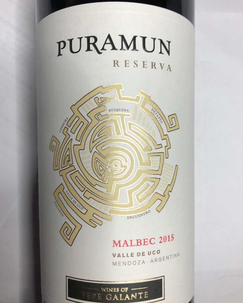 2012 Paramun Malbec RESERVA MALBEC, Argentina, Mendoza, Valle de Uco ...