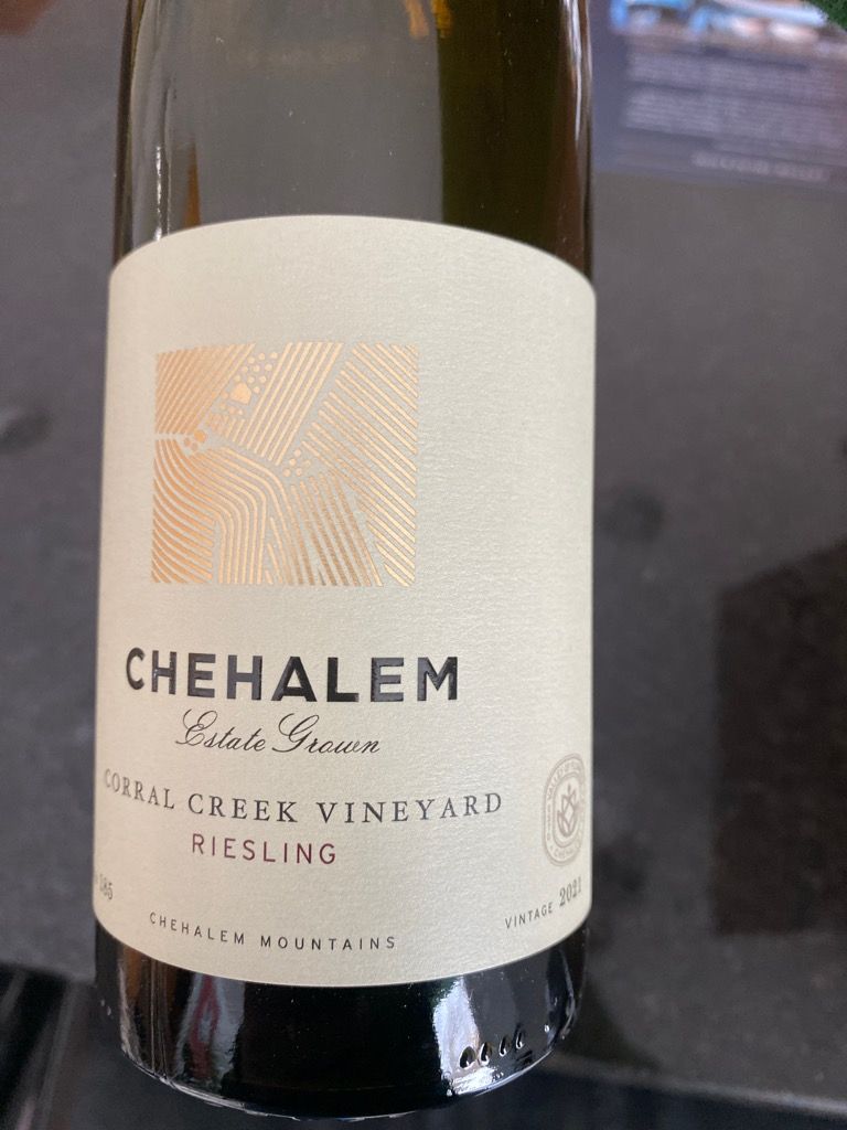 2021 Chehalem Riesling Corral Creek, USA, Oregon, Willamette Valley ...