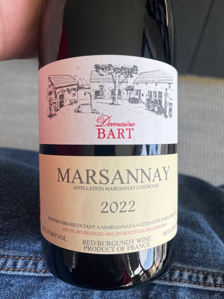 2022 Domaine St. Martin Marsannay Champs Salomon, France, Burgundy ...