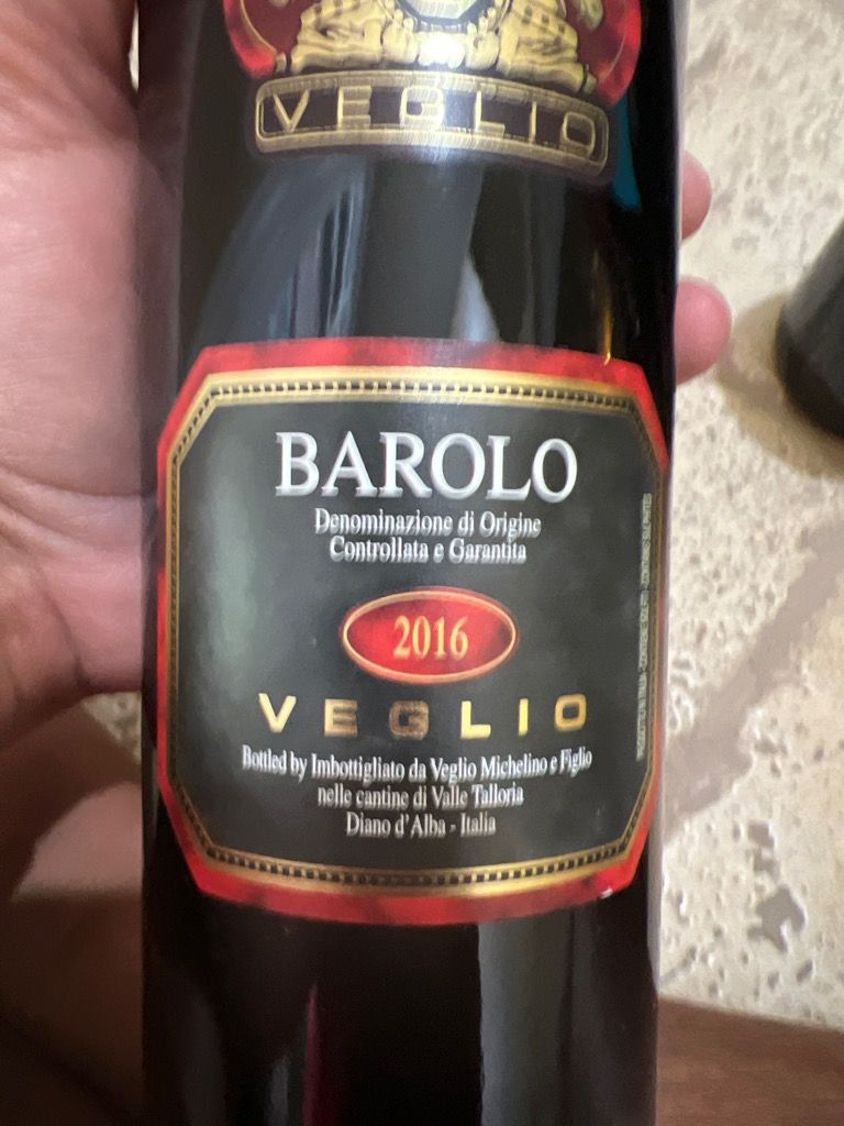 2016 Veglio Michelino e Figlio Barolo, Italy, Piedmont, Langhe, Barolo ...
