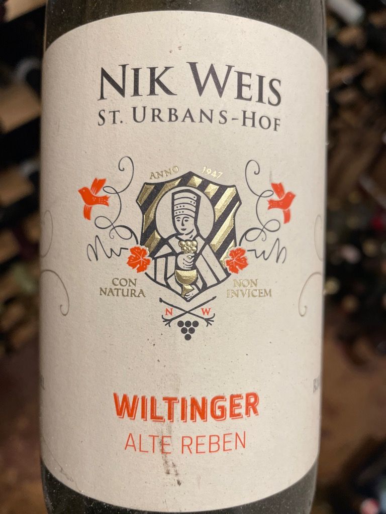 2015 Nik Weis / St. Urbans-Hof Wiltinger Riesling Alte Reben Kabinett ...