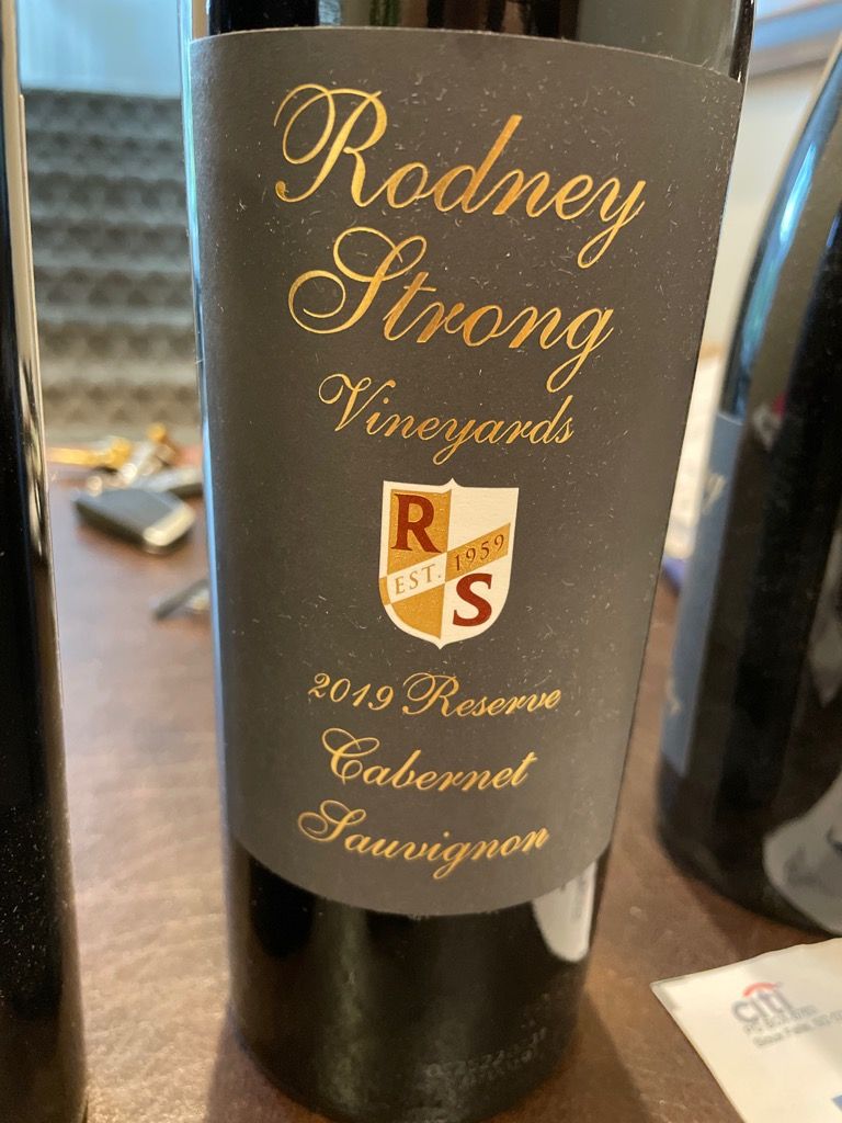 2019 Rodney Strong Cabernet Sauvignon Reserve, USA, California, Sonoma ...