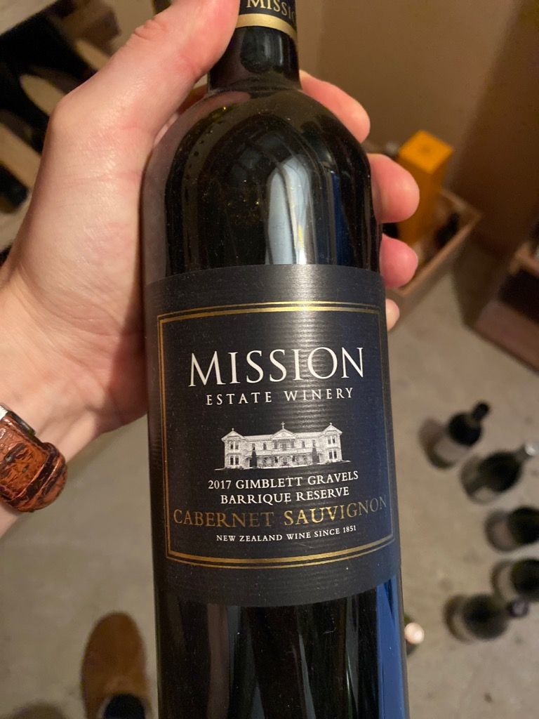 2020 Mission Estate Winery Cabernet Sauvignon Reserve, New Zealand, North Island, Hawke's Bay ...