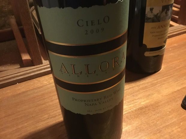 2009 Allora Vineyards Cielo, USA, California, Napa Valley, St. Helena ...