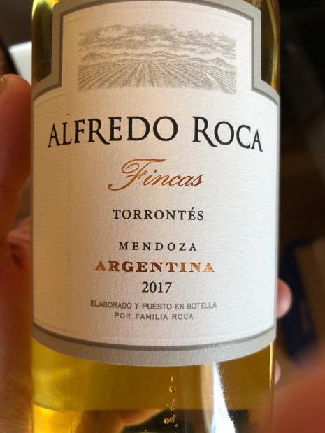 2022 Alfredo Roca Torrontés Fincas, Argentina, Mendoza, San Rafael ...