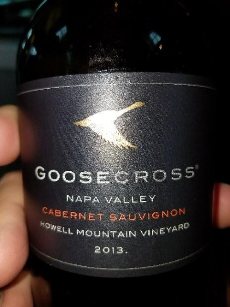 2013 Goosecross Cellars Cabernet Sauvignon Howell Mountain, USA ...