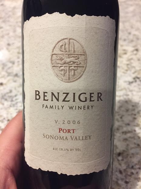 2006 Benziger Family Winery Port, USA, California, Sonoma County ...