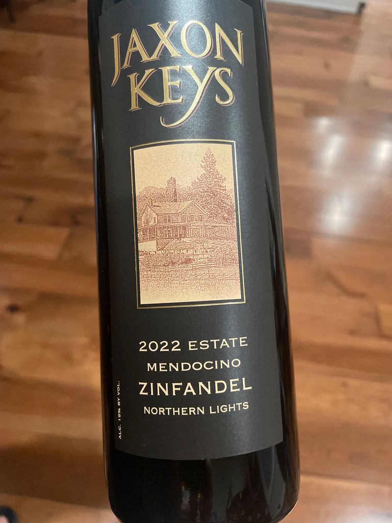 2022 Jaxon Keys Zinfandel Northern Lights Estate, USA, California ...