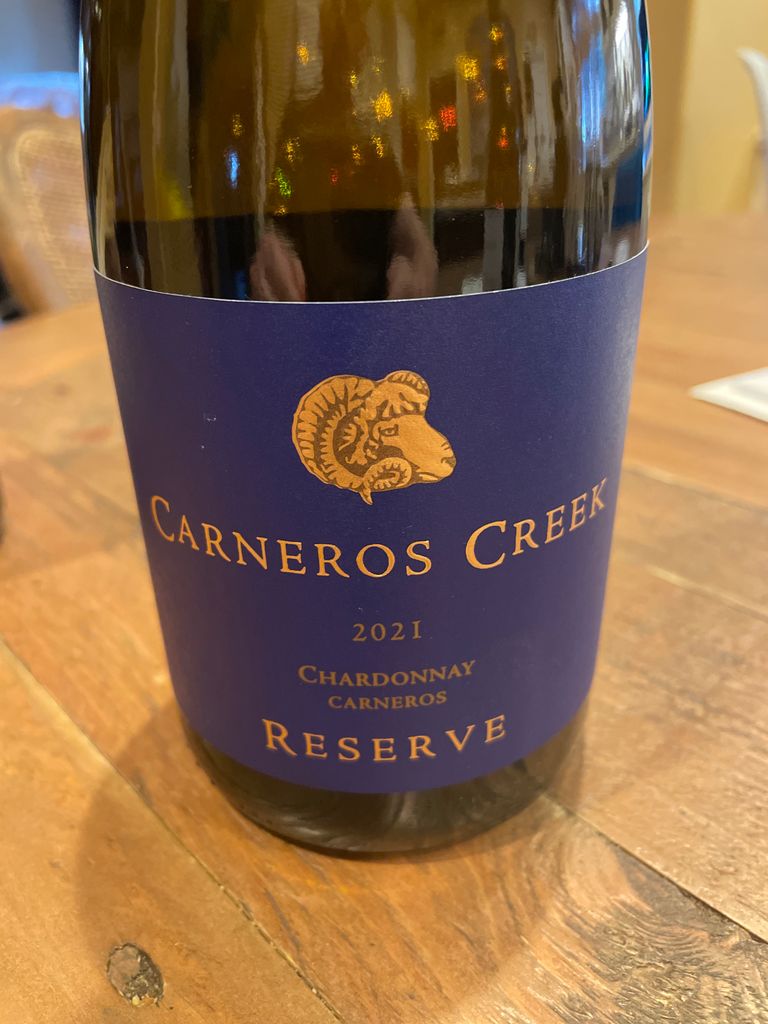 2021 Carneros Creek Winery Chardonnay Reserve, USA, California, Napa ...