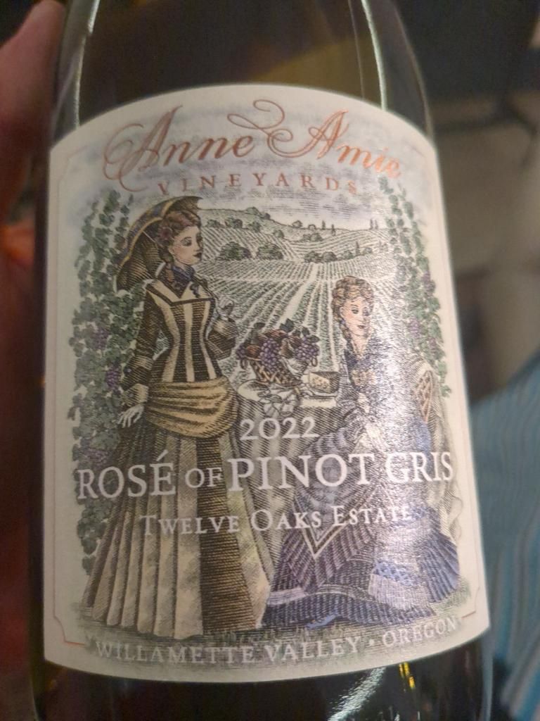 2022 Anne Amie Pinot Gris Rosé Twelve Oaks Estate, USA, Oregon ...