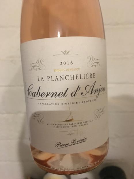 2016 Pierre Brevin Cabernet d'Anjou La Plancheliere, France, Loire ...