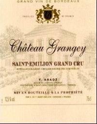 1982 Château Grangey, France, Bordeaux, Libournais, St. Émilion Grand ...