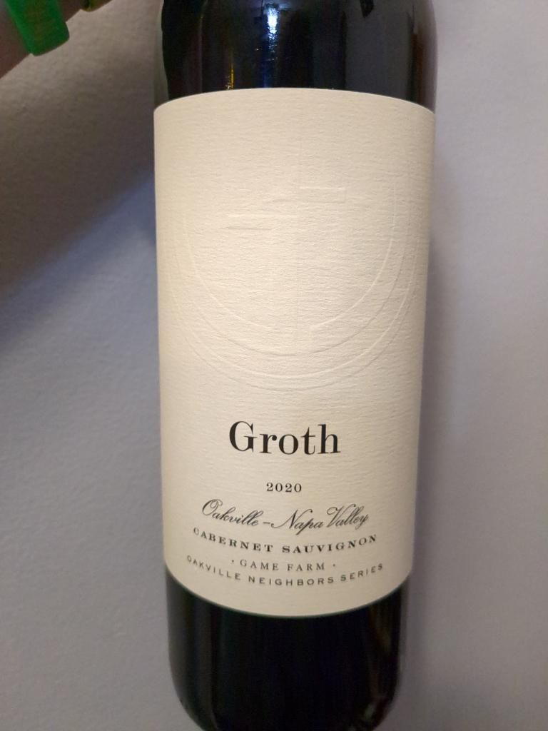2022 Groth Cabernet Sauvignon Oakville Neighbors Series Joe's Spade ...