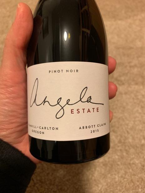 2015 Angela Pinot Noir Abbott Claim Vineyard, USA, Oregon, Willamette ...