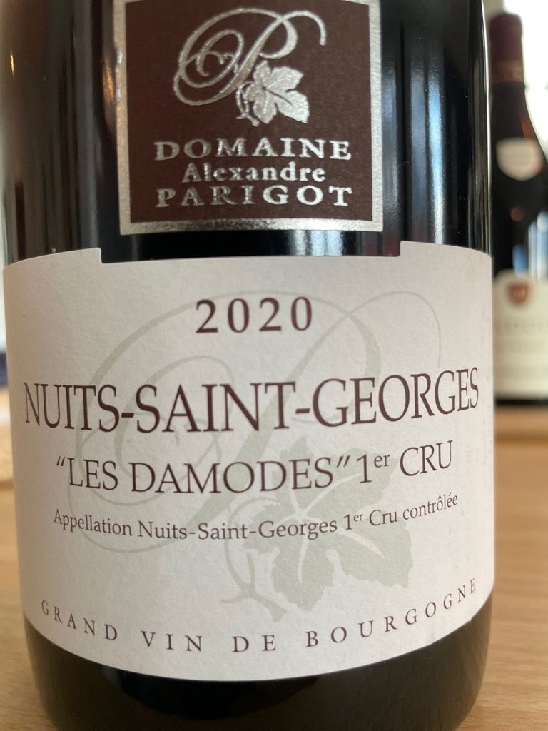 2019 Domaine Parigot Nuits St. Georges 1er Cru Les Damodes, France ...