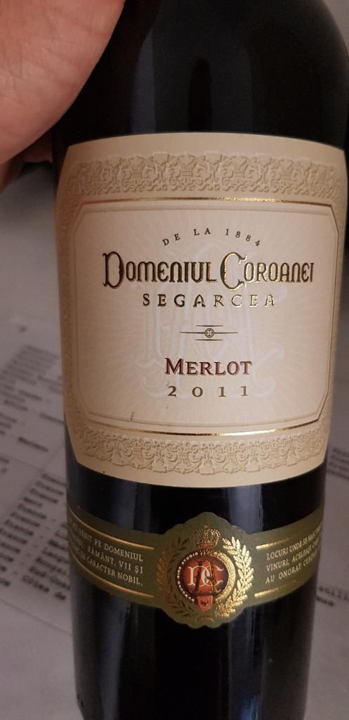 2011 Domeniul Coroanei Segarcea Merlot "Elite", Romania, Dolj, Segarcea ...