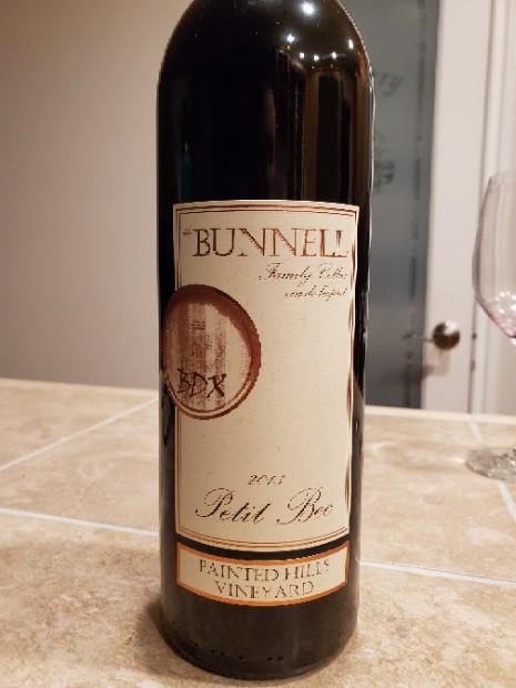 2013 Bunnell Family Cellars Petit BEC Painted Hills Vineyard, USA ...