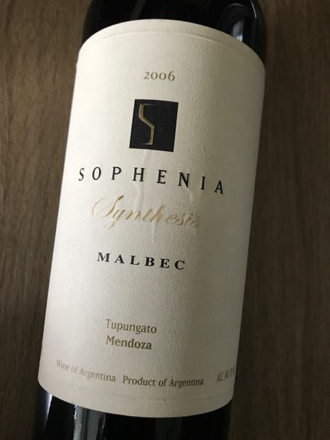 2006 Finca Sophenia Malbec Synthesis, Argentina, Mendoza, Valle de Uco ...