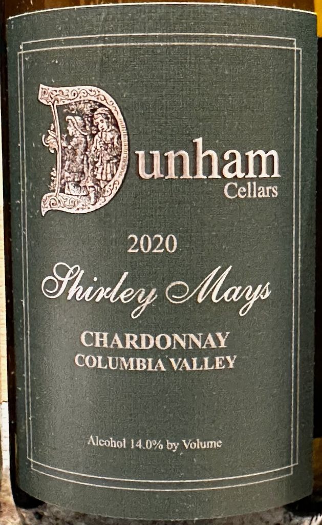 2021 Dunham Cellars Chardonnay Shirley Mays Lewis Vineyard, USA ...