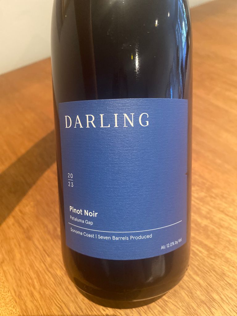 2022 Darling Family Wines Pinot Noir, USA, California, Sonoma County ...