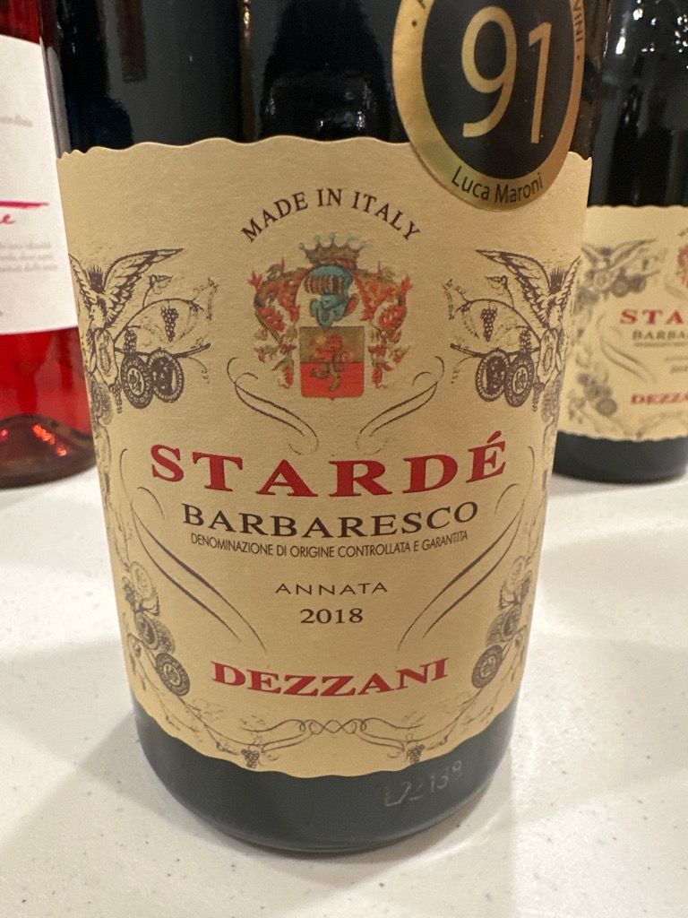 2018 Dezzani Barbaresco Cru Stardé, Italy, Piedmont, Langhe, Barbaresco ...