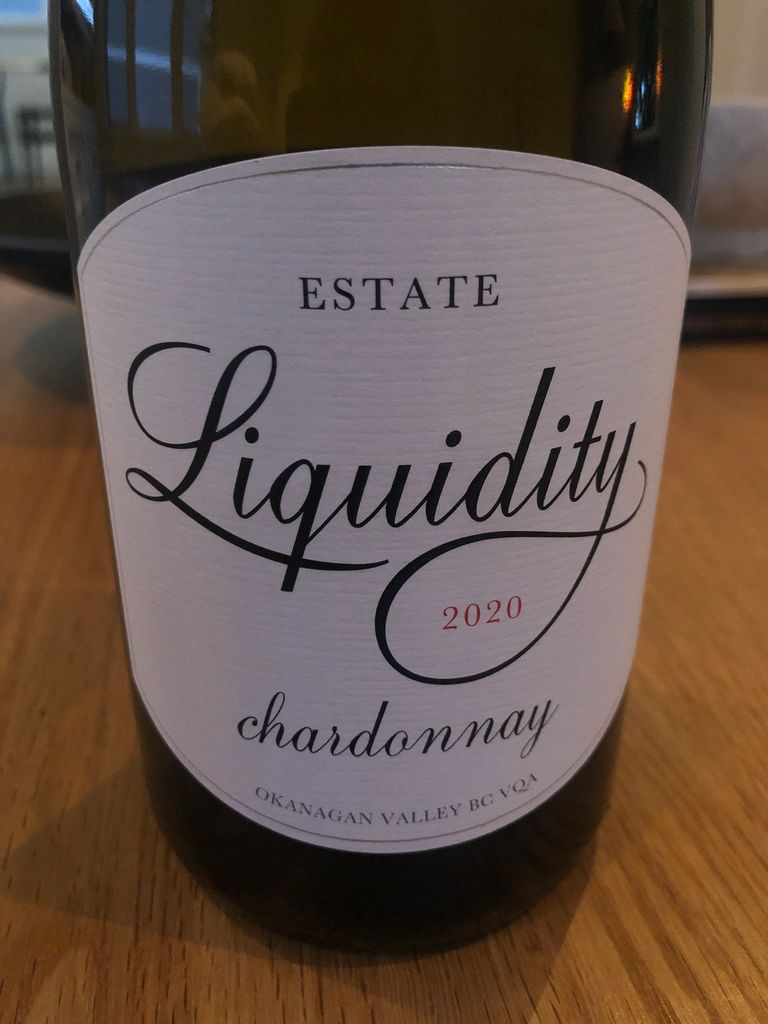 2020 Liquidity Wines Chardonnay, Canada, British Columbia, Okanagan ...