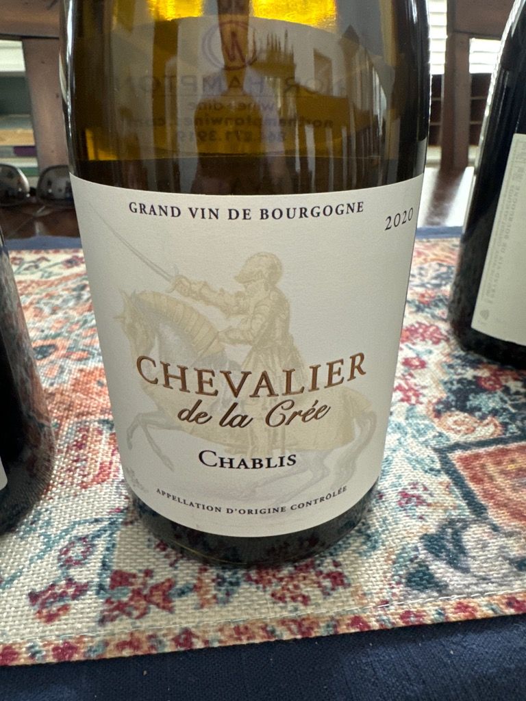2021 Château de la Crée Chablis Chevalier de la Crée, France, Burgundy ...
