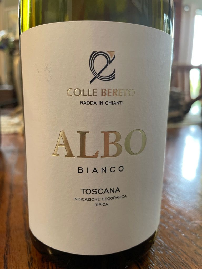 2022 Colle Bereto Albo Bianco Toscana IGT, Italy, Tuscany, Toscana IGT ...