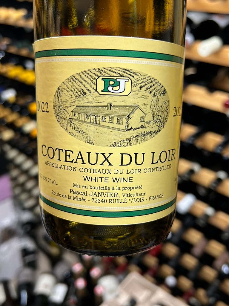 2022 Pascal Janvier Coteaux du Loir, France, Loire Valley, Coteaux du ...